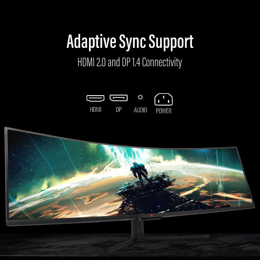 49 inch Curved Ultrawide E-LED Monitor | TekChoice Electronics