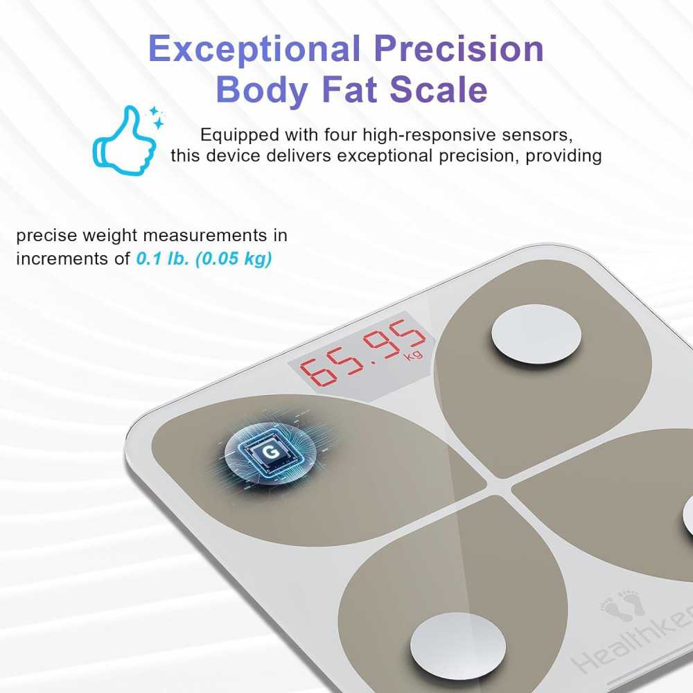 Smart Body Fat Scale for High-Precision Health Monitoring | TekChoice ...