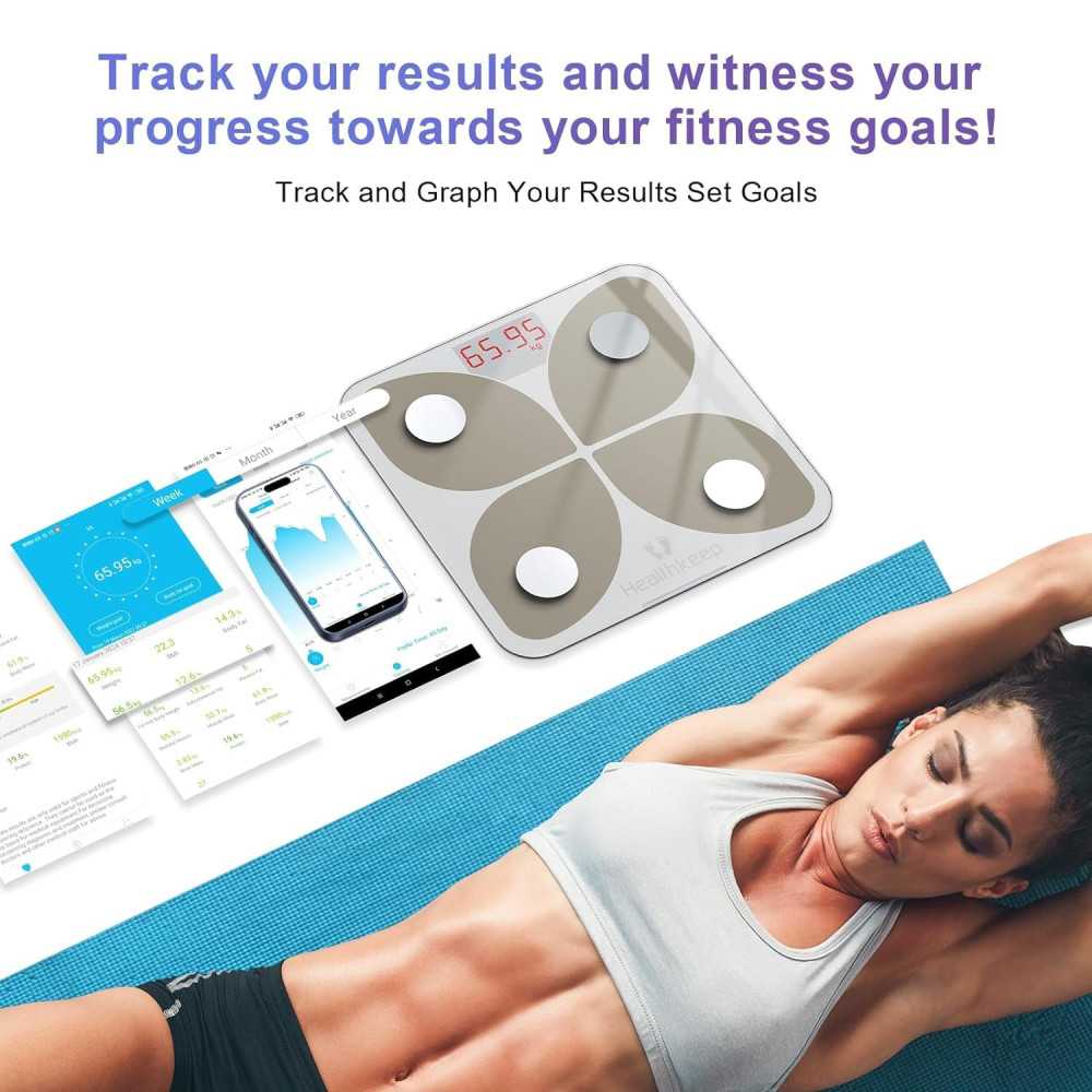 Smart Body Fat Scale for High-Precision Health Monitoring | TekChoice ...