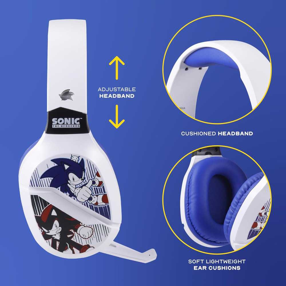 Sonic The Hedgehog Wireless Gaming Headset with Bluetooth | TekChoice ...