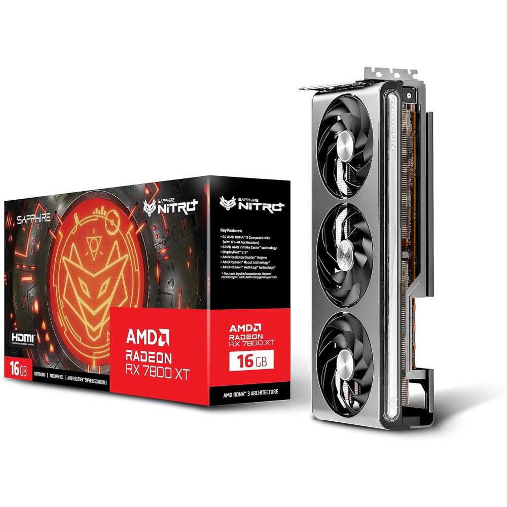 Nitro+ AMD Radeon RX 7800 XT with 16GB GDDR6 and AMD RDNA 3 ...