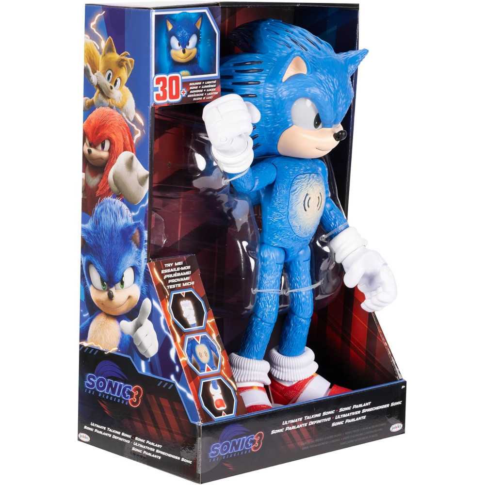 Sonic Figure with 30+ Iconic Phrases, Light-Up Features, and Movie ...