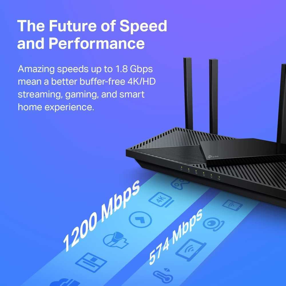 AX1800 WiFi 6 Router V4 (Archer AX21) – Dual Band Wireless Internet ...